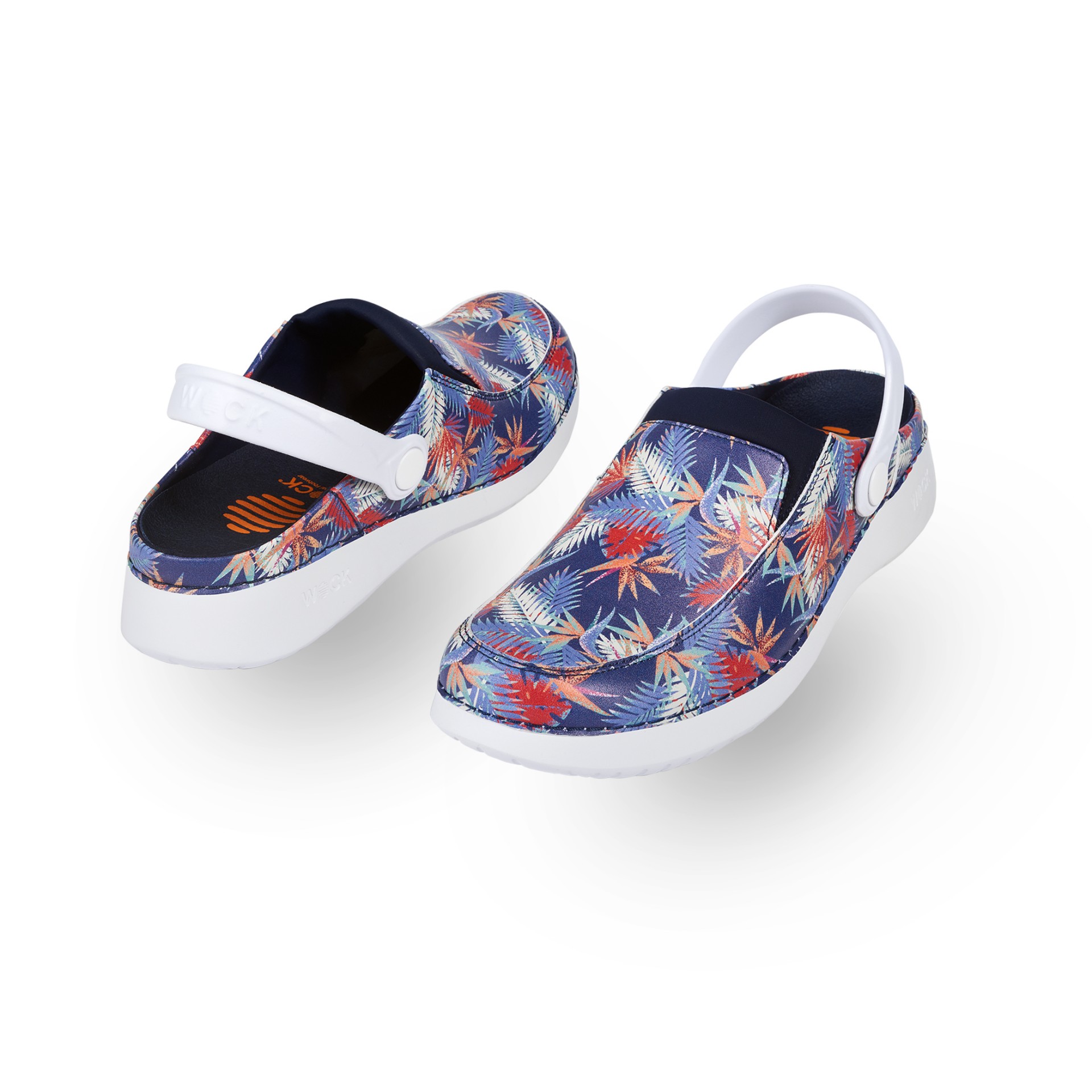WOCK Women Clogs w/ Tropical Flowers' Design - FEEL UNIQUE 04 - 10015563