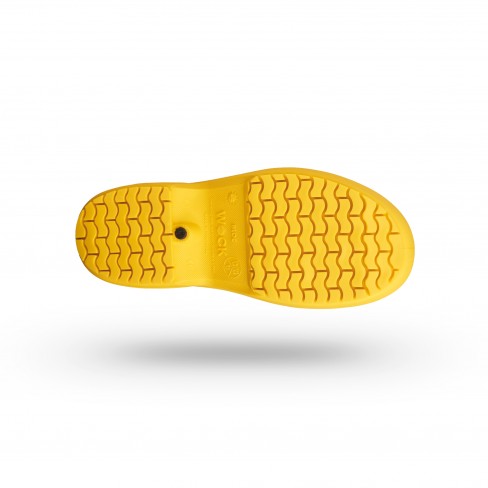 WOCK Yellow Theatre Clogs - Men and Women BLOC OPEN 06 w/ Strap - 10012508