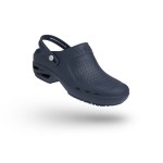 WOCK Navy Blue Theatre Clogs - Men & Women BLOC OPEN 01 w/ Strap - 10012501