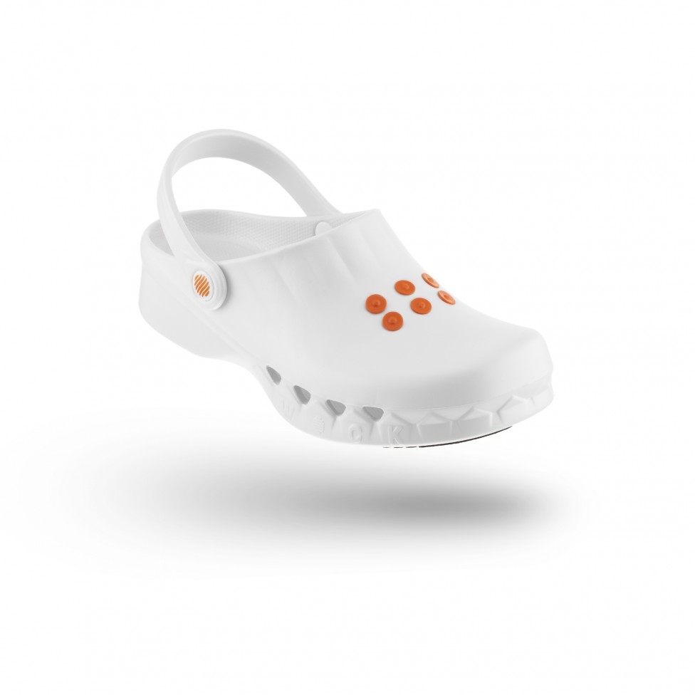 WOCK White Non Slip Chef/Work Clogs NUBE 04 - 10004930